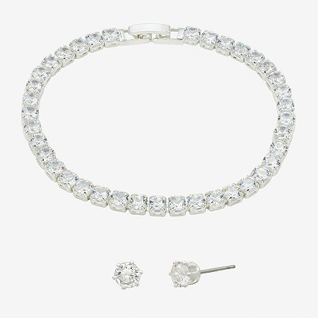 Click here for Sparkle Allure Womens Cubic Zirconia Pure Silver O... prices