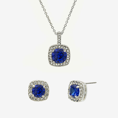 Click here for Sparkle Allure Womens Blue Cubic Zirconia Pure Sil... prices