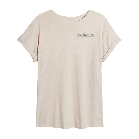 Click here for Home Alone Plan Tee Womens Crew Neck Short Sleeve... prices