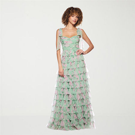 Click here for B. Smart Womens Juniors Sleeveless Floral A-Line D... prices