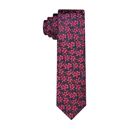 Click here for J. Ferrar Floral Tie  One Size  Blue prices