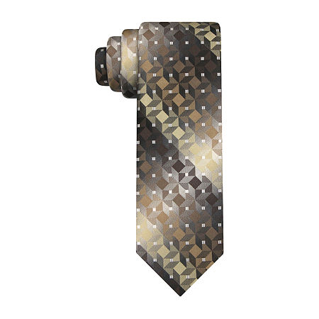 Click here for Van Heusen Geometric Tie  One Size  Brown prices