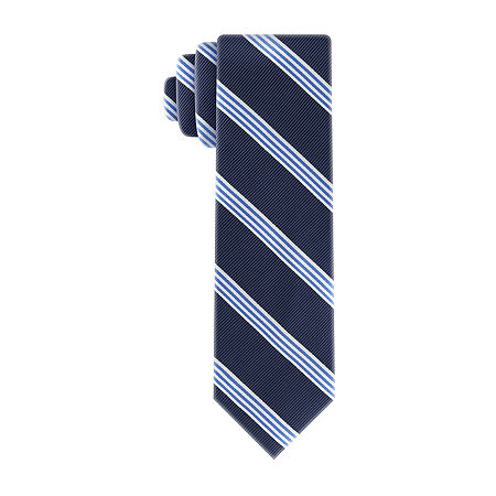 Click here for IZOD Striped Tie  One Size  Blue prices