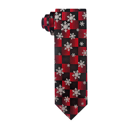 Click here for Hallmark Snowflake Holiday Tie  One Size  Black prices