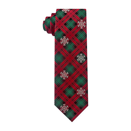 Click here for Hallmark Snowflake Holiday Tie  One Size  Red prices