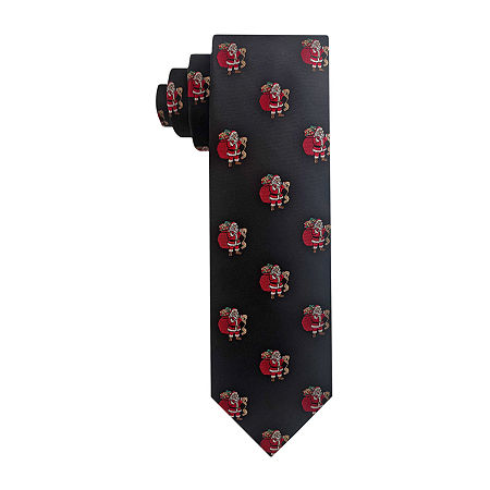Click here for Hallmark Santa Holiday Tie  One Size  Black prices