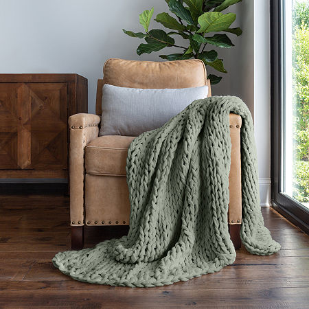 Click here for ienjoy Home Eucalyptus Oversized Chunky Hand-knit... prices