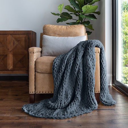 Click here for ienjoy Home Eucalyptus Oversized Chunky Hand-knit... prices
