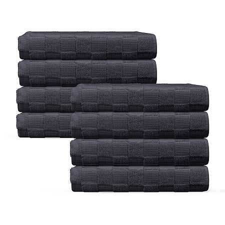 Click here for Depera Home Turkish 8-pc. Hand Towel  One Size  Bl... prices
