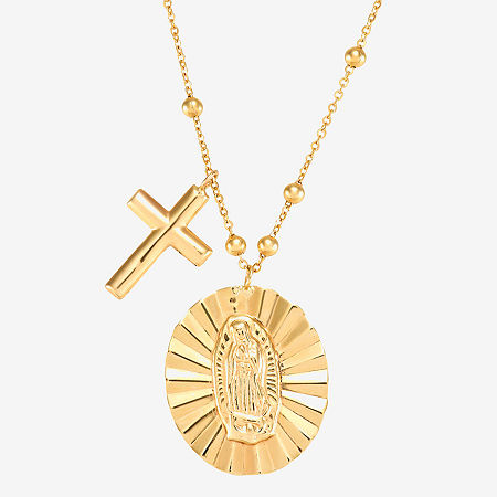 Click here for Limited Quantities! Womens 10K Gold Cross 18 Inch... prices
