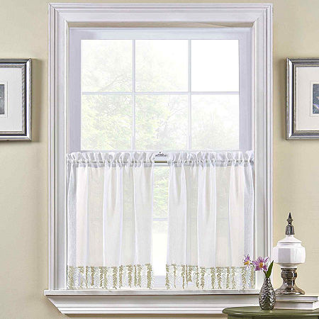 Click here for Bristol 2-pc. Rod Pocket Window Tier  One Size  Mu... prices