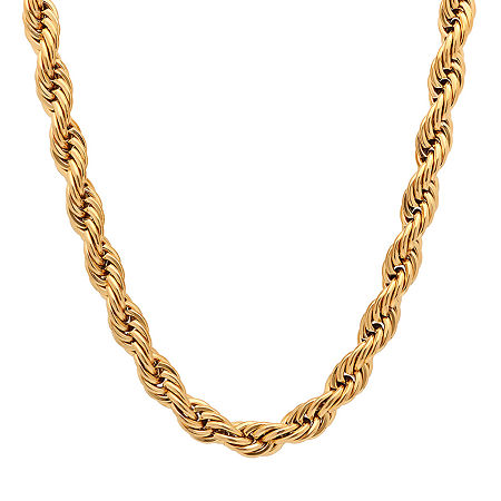 Click here for Mens 18K Gold Over Stainless Steel Hypoallergenic... prices