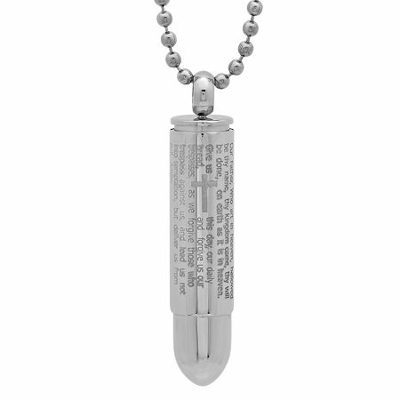 Click here for LordS Prayer Mens Stainless Steel Hypoallergenic 2... prices