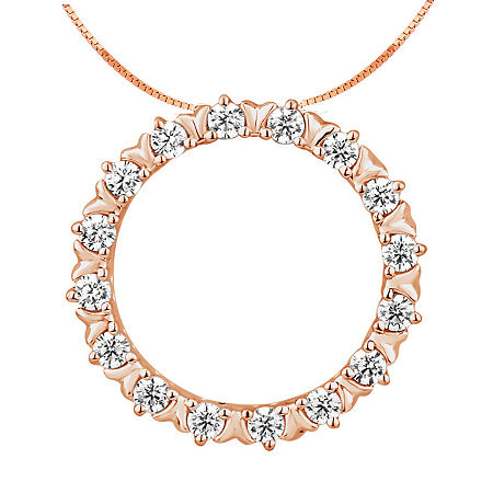 Click here for Womens 1/4 CT. T.W. Natural White Diamond 10K Rose... prices
