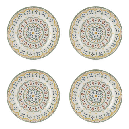Click here for Linden Street Caspian Tile 4-pc. Melamine Salad Pl... prices