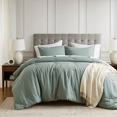Click here for 510 Design Mina Waffle Weave Textured Midweight Co... prices