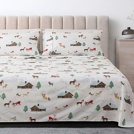 Click here for Linery Rustic Lodge Microfiber Sheet Set  One Size... prices