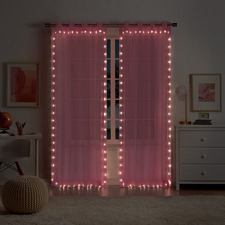 Click here for Eclipse Starlight Grommet Top Sheer Single Curtain... prices