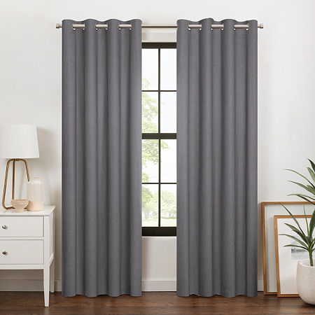 Click here for Eclipse Larissa Grommet Top 100 Blackout Single Cu... prices