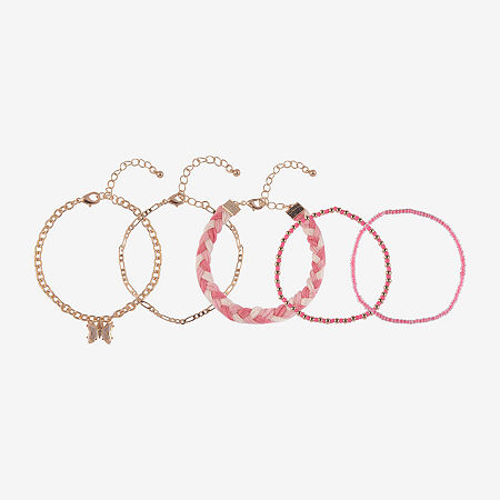 Click here for Arizona Gold Tone Womens 5-pc. Bracelet Set  One S... prices