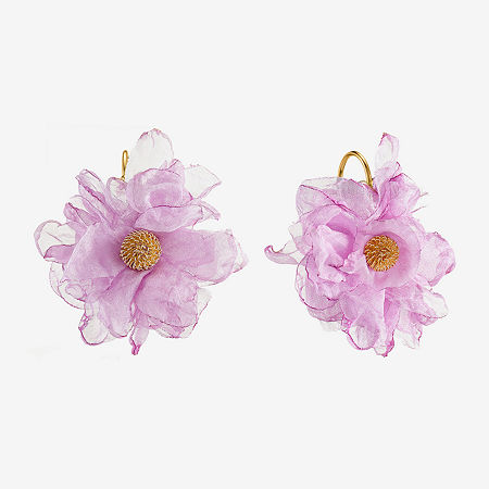 Click here for Bijoux Bar Womens Flower Drop Earrings  One Size... prices