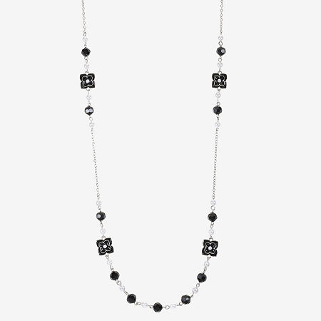 Click here for Mixit Silver Tone Womens 34 Inch Strand Necklace... prices