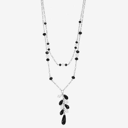 Click here for Mixit Silver Tone Womens 17 Inch Y Necklace  One S... prices