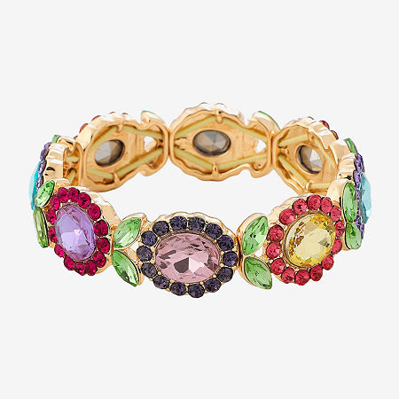Click here for Monet Jewelry Gold Tone Womens Multi Color Glass F... prices