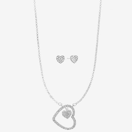 Click here for Liz Claiborne Womens Glass Heart Hypoallergenic 2-... prices