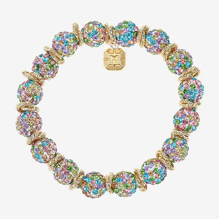 Click here for Monet Jewelry Womens Glass Round Stretch Bracelet... prices