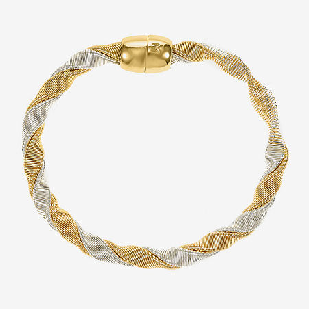 Click here for Monet Jewelry Two Tone Twisted Womens 7 3/4 Inch F... prices