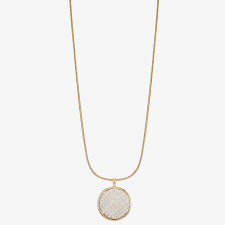 Click here for Monet Jewelry Gold Tone Tweed Womens Round 17 Inch... prices