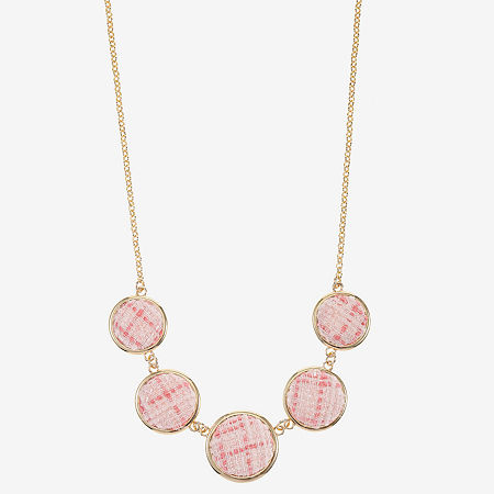 Click here for Monet Jewelry Gold Tone Tweed Womens 17 Inch Colla... prices