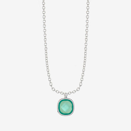 Click here for Monet Jewelry Womens Glass Cushion 17 Inch Pendant... prices