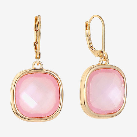 Click here for Monet Jewelry Womens Glass Cushion Drop Earrings... prices