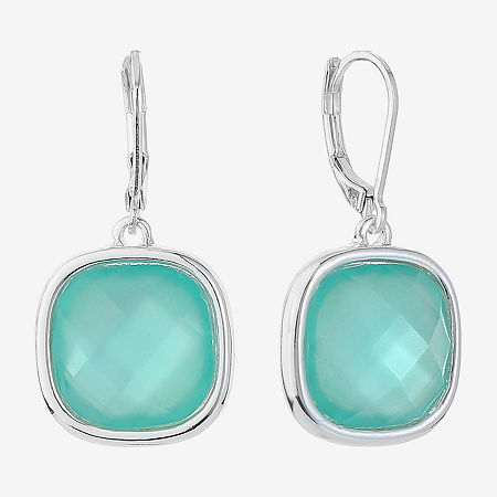 Click here for Monet Jewelry Womens Glass Cushion Drop Earrings... prices