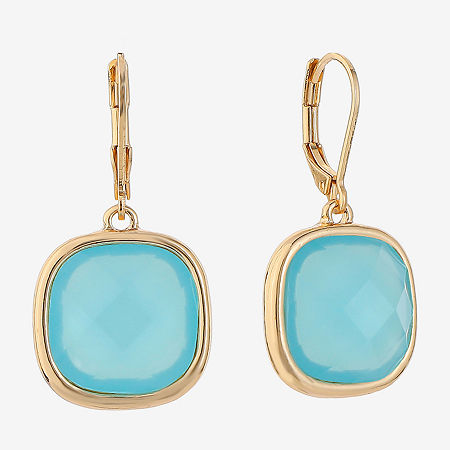 Click here for Monet Jewelry Womens Glass Cushion Drop Earrings... prices