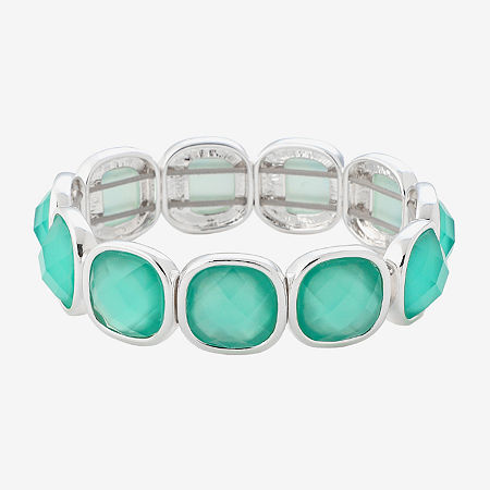 Click here for Monet Jewelry Womens Glass Cushion Stretch Bracele... prices