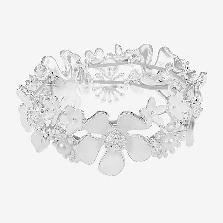 Click here for Liz Claiborne Womens Simulated Pearl Flower Stretc... prices