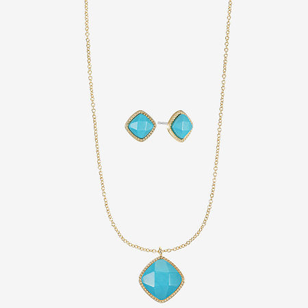 Click here for Liz Claiborne Pendant Necklace & Stud Earring Wome... prices