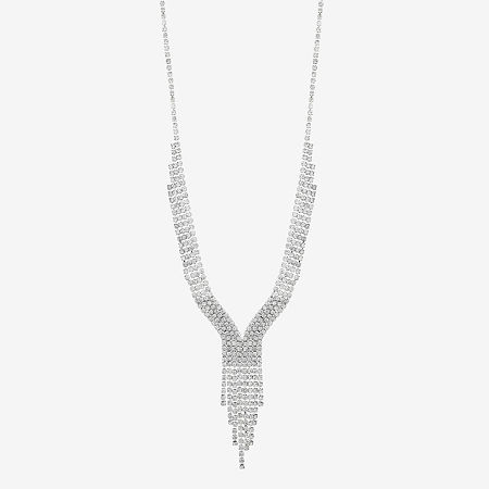 Click here for Monet Jewelry Timeless Silver Tone Womens Glass 17... prices