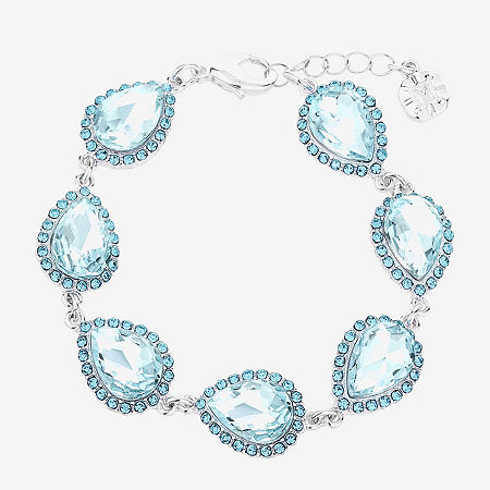 Click here for Monet Jewelry Timeless Silver Tone Womens Glass St... prices