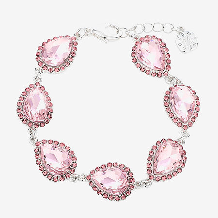 Click here for Monet Jewelry Timeless Silver Tone Womens Glass St... prices