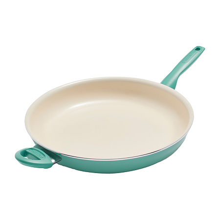 GreenPan Rio Healthy Ceramic 13.5 Nonstick Great Big Frying Pan - Turquoise