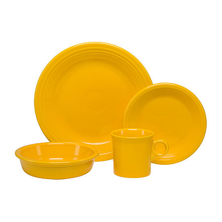 Click here for Fiesta Classic 4-pc. Dinnerware Set  One Size  Yel... prices