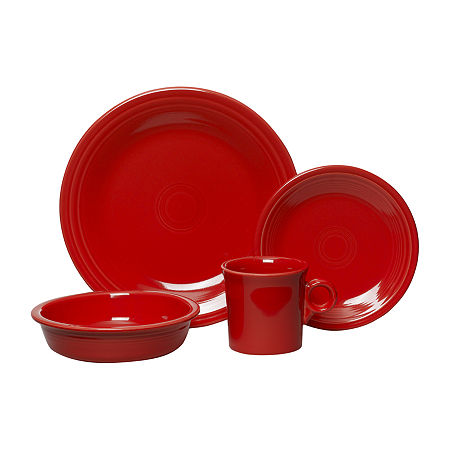 Click here for Fiesta Classic 4-pc. Dinnerware Set  One Size  Red prices