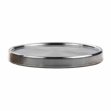 Rsvp International Endurance Stainless Steel 8 D Tool Crock Turntable - Gray