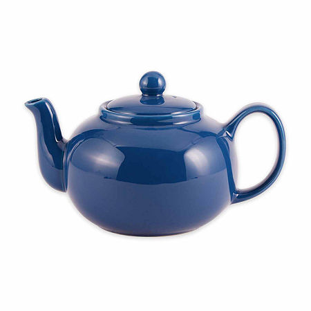 Click here for RSVP International Stoneware Teapot  One Size  Blu... prices