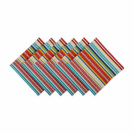 Click here for Design Imports Baja Stripe 6-pc. Napkins  One Size... prices