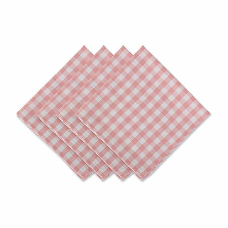 Click here for Design Imports Gingham Napkin  Set of 6 - Pink prices
